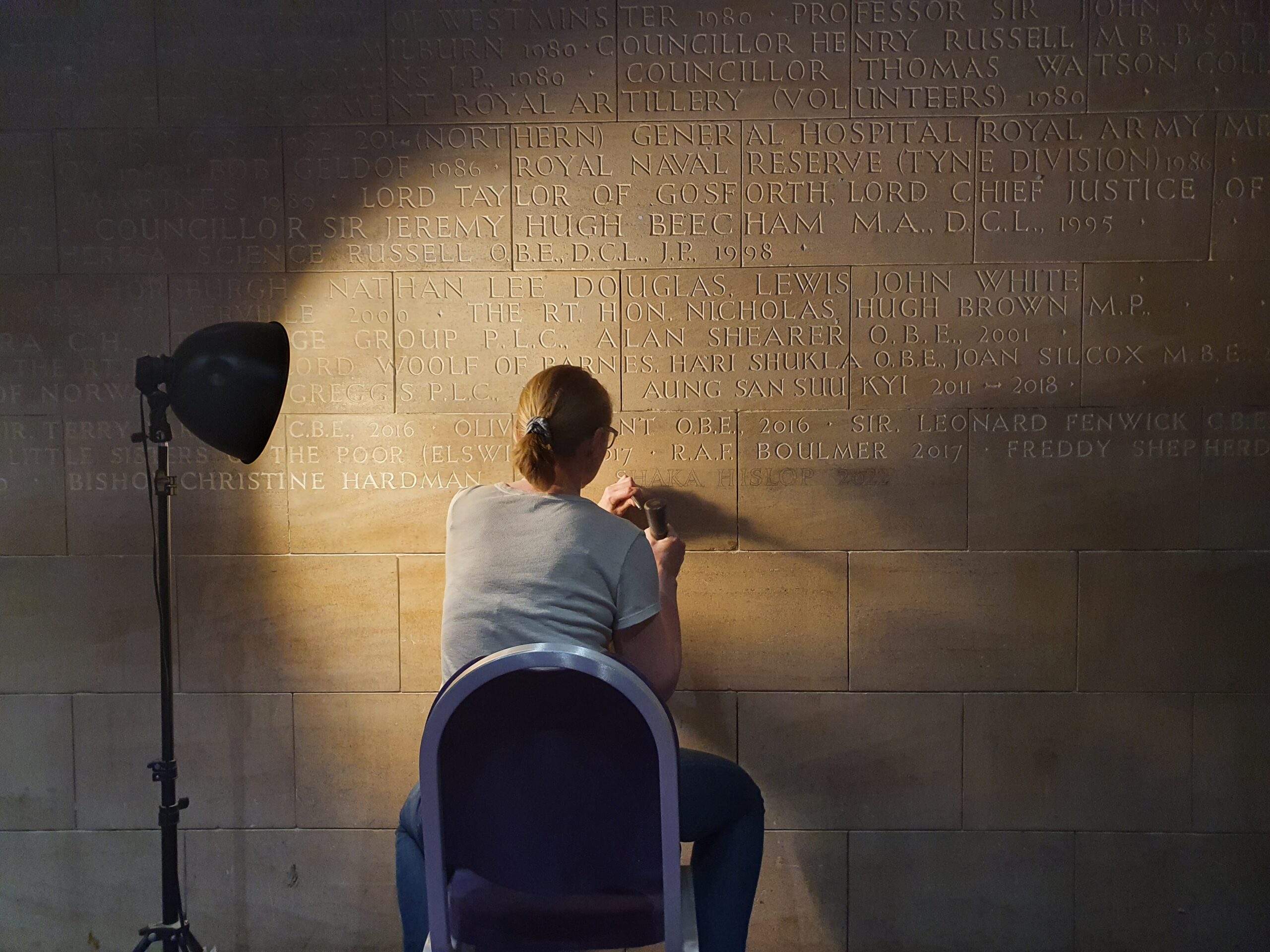 Additional Inscriptions - Jackie Perkins Lettering & Carving
